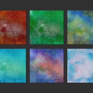 Snow Digital Paper, Snow Scrapbook Paper, Watercolor, Winter, Glitter ...