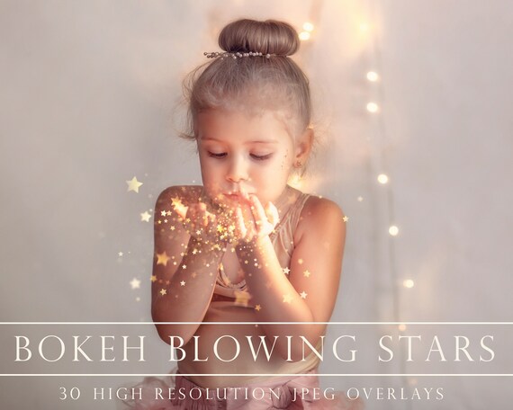 Blowing Stardust Overlays Star Dust Star Confetti Star | Etsy