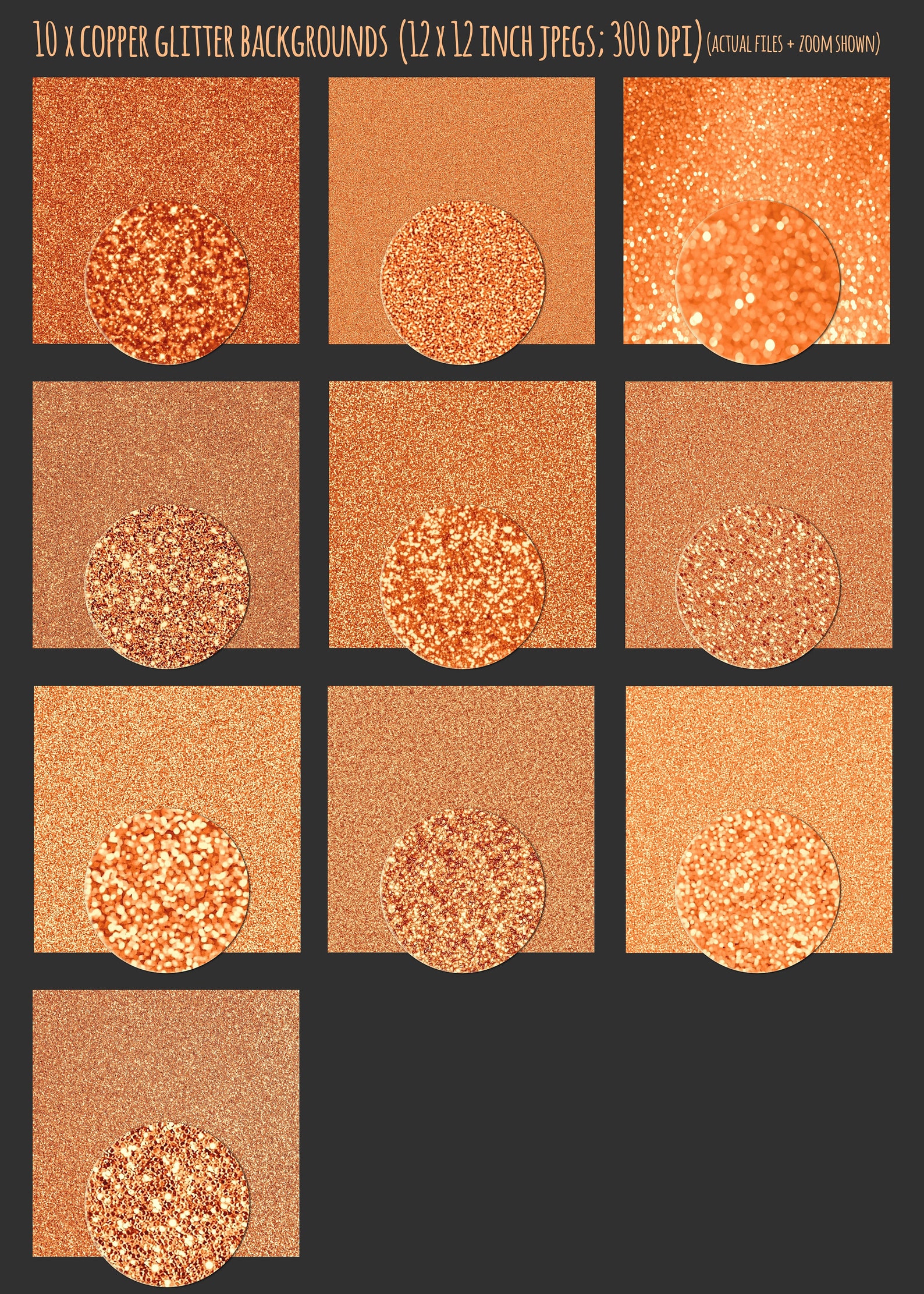 Copper Textures, Bundle, Copper Foil, Copper, Burnt Orange, Foil ...