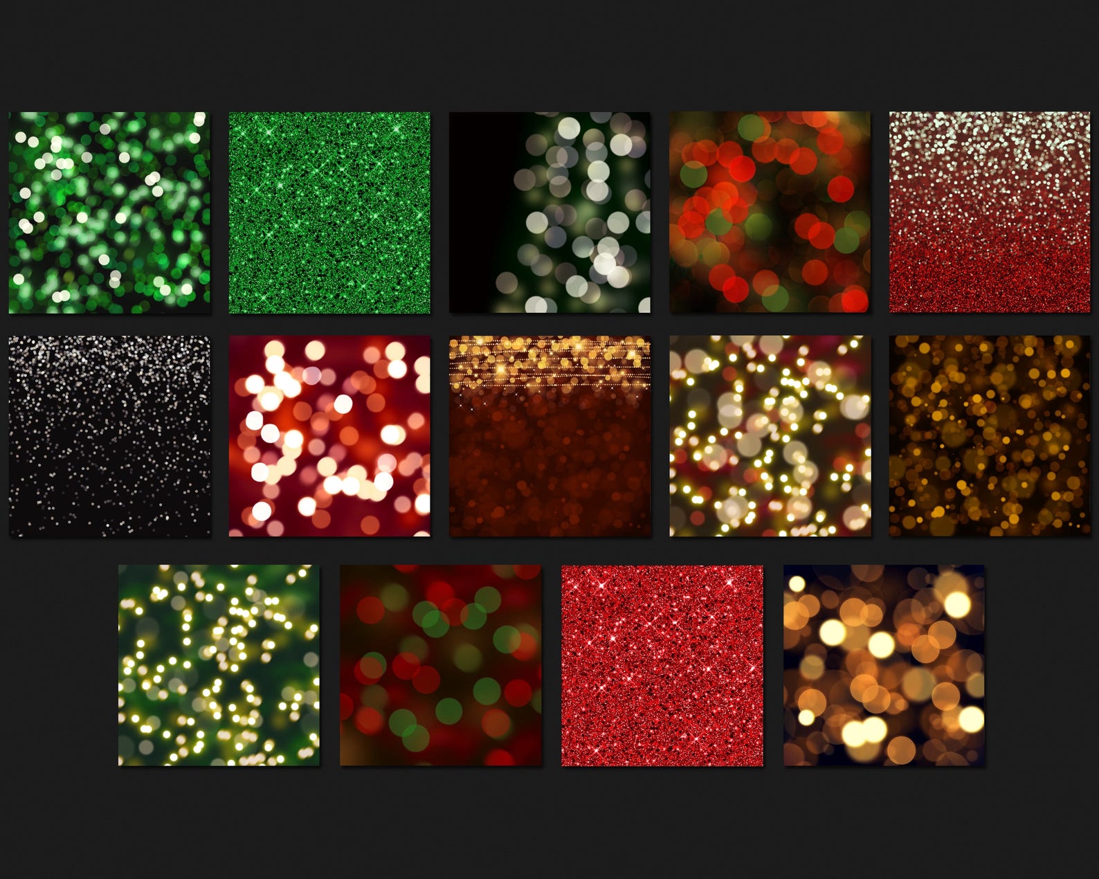 Christmas Bokeh Backgrounds Christmas Bokeh Digital Paper - Etsy