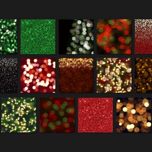 Christmas Bokeh Backgrounds, Christmas Bokeh Digital Paper, Christmas ...