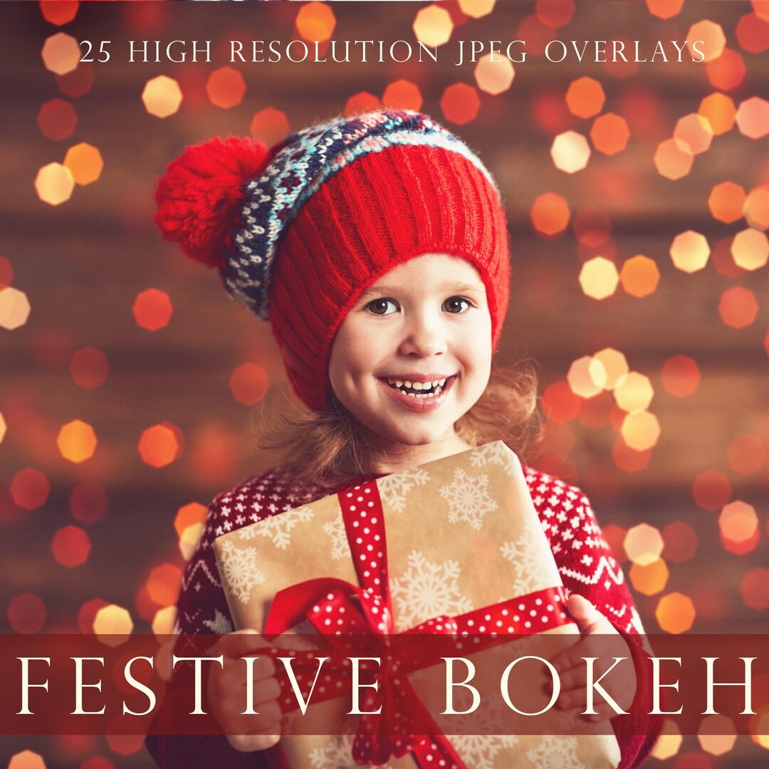 Colorful Bokeh Overlays, Christmas Bokeh Overlays, Photoshop Overlays ...