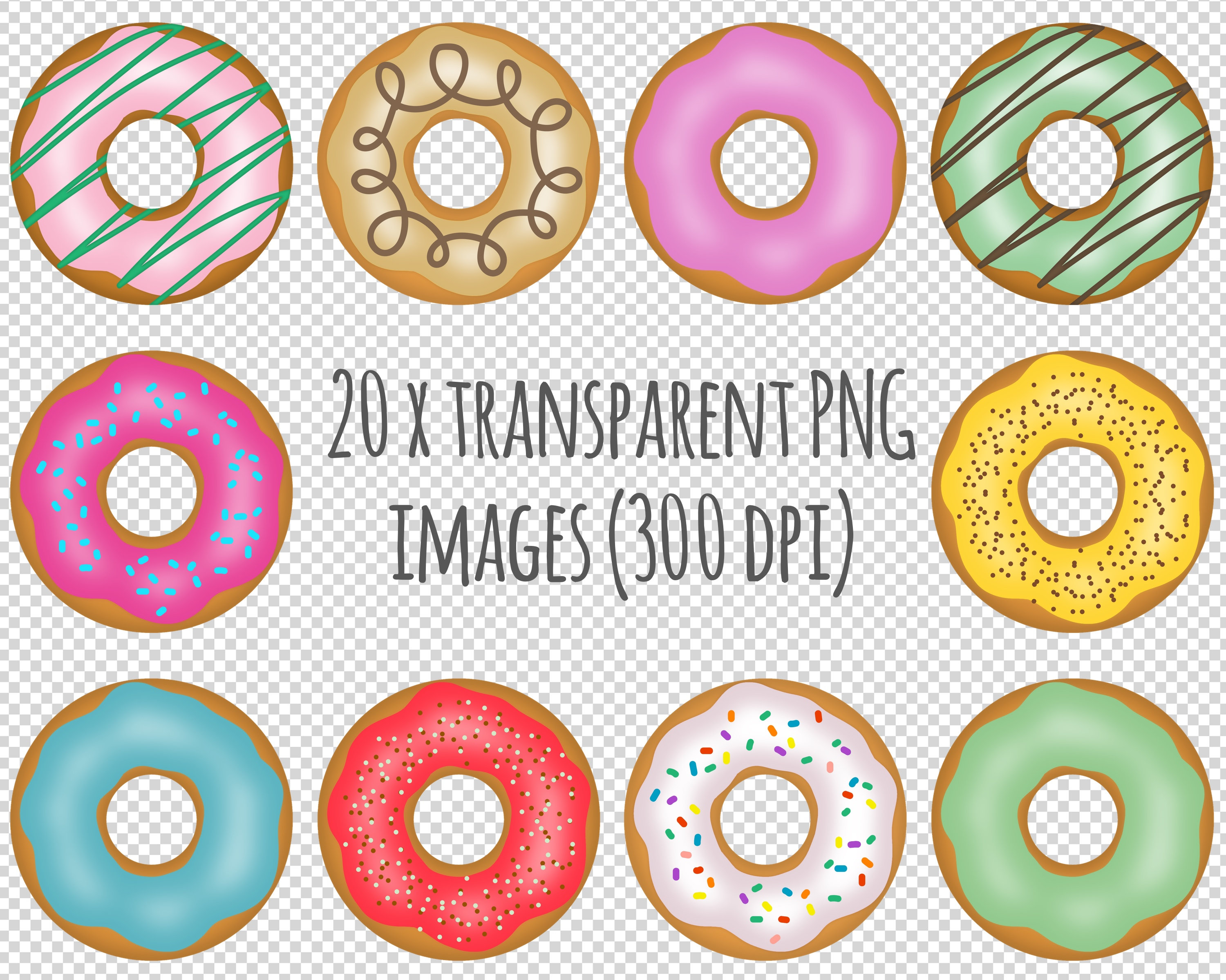 Donut Clipart Border