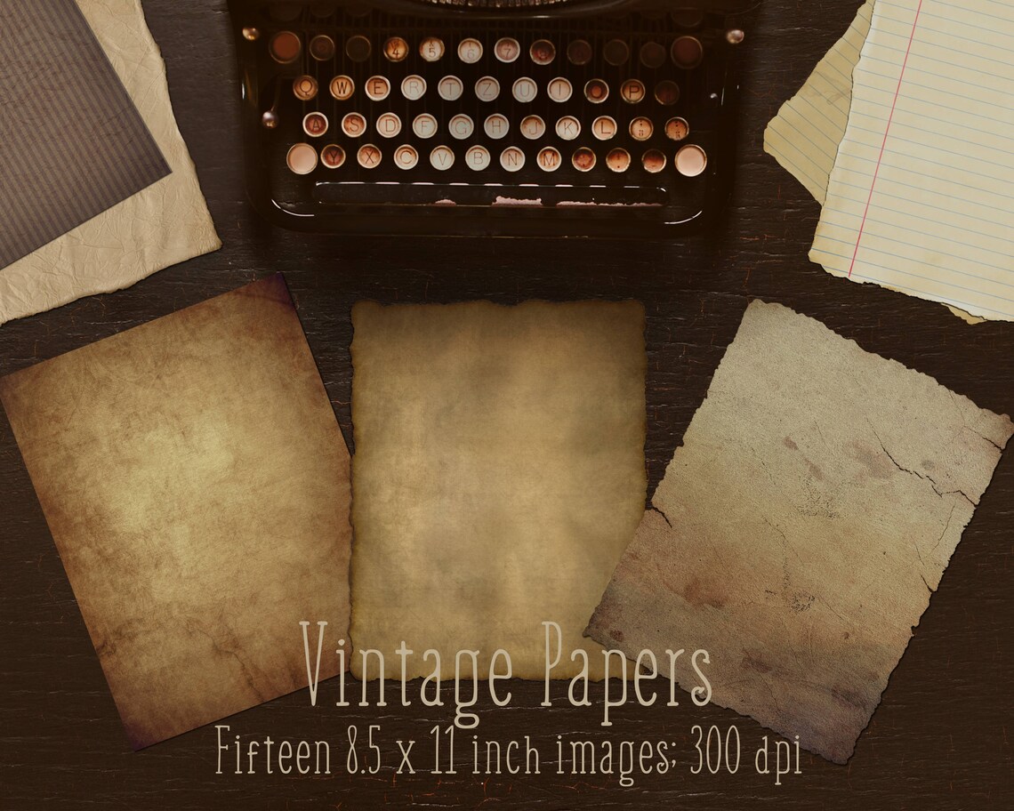 Vintage Digital Paper Vintage Paper Old Paper Antique - Etsy