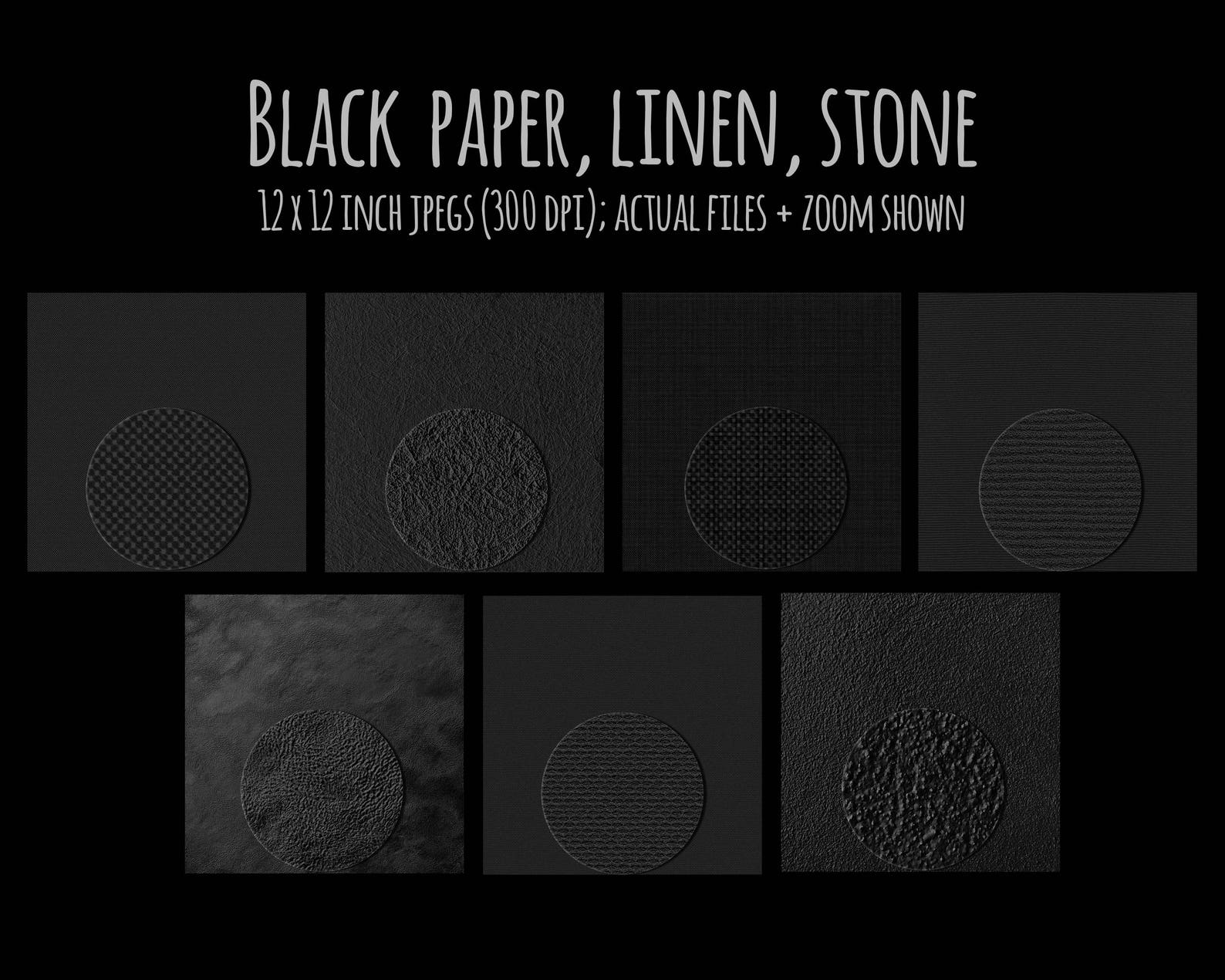 Black Digital Paper Textures Black Black Backgrounds Black | Etsy