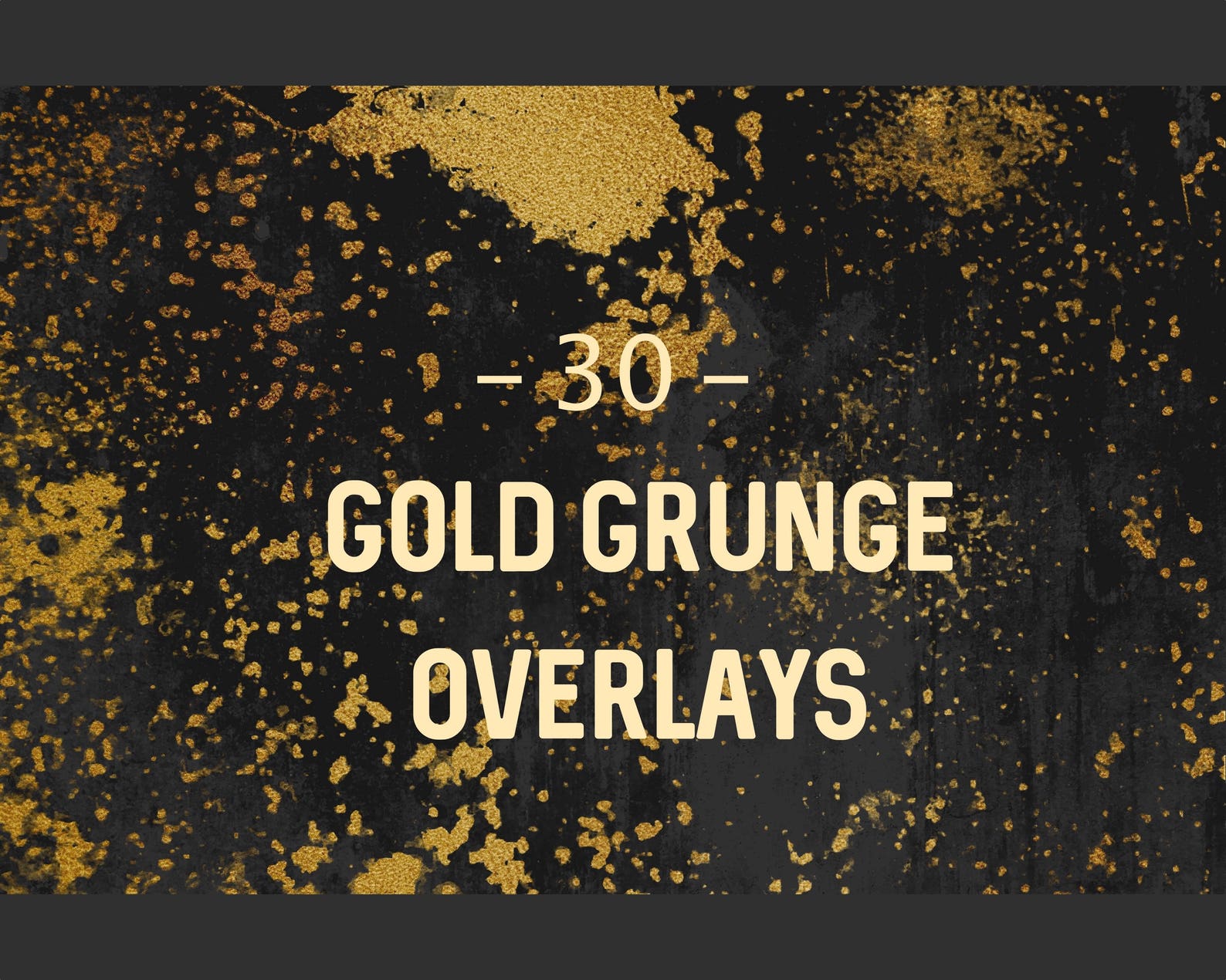 Gold Grunge Overlays, Gold Foil Overlays, Gold Dust, Gold Grit ...