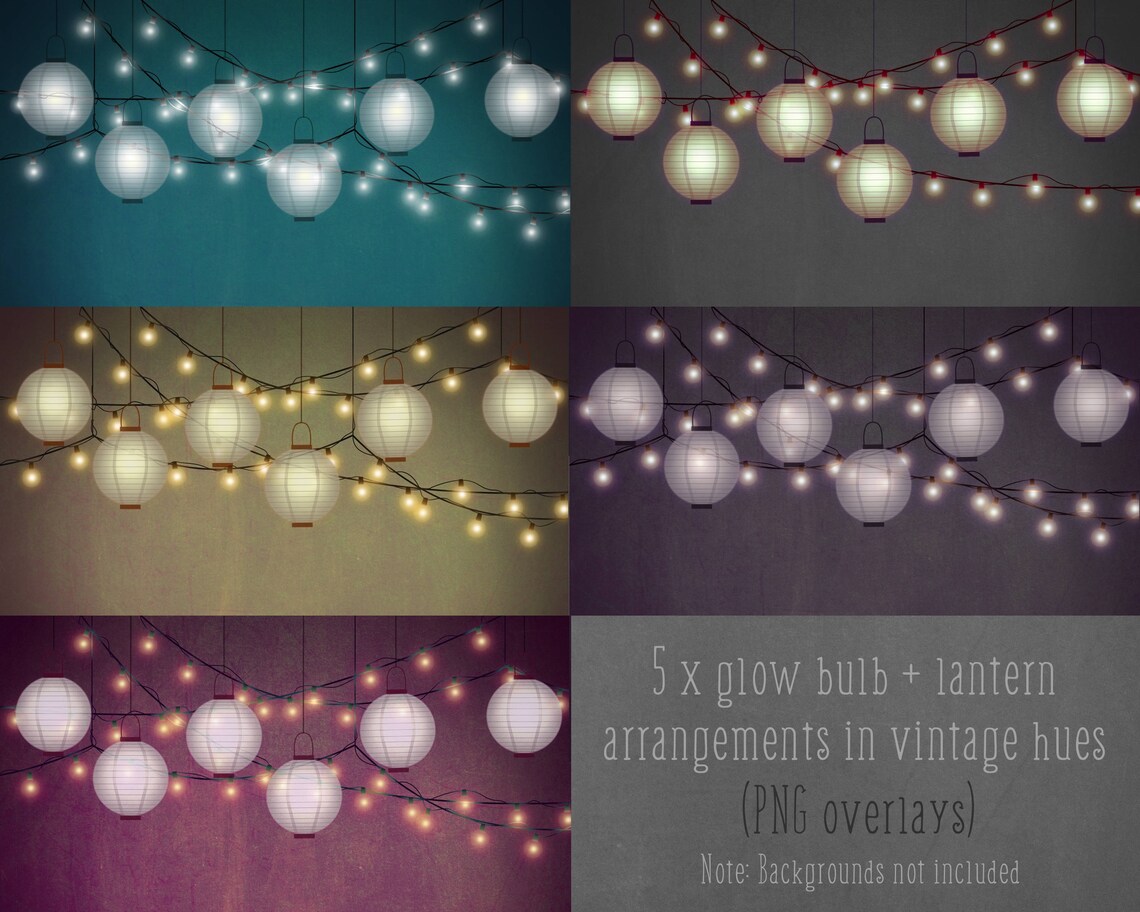 Paper Lanterns Clipart Lanterns Clipart Paper Lantern | Etsy