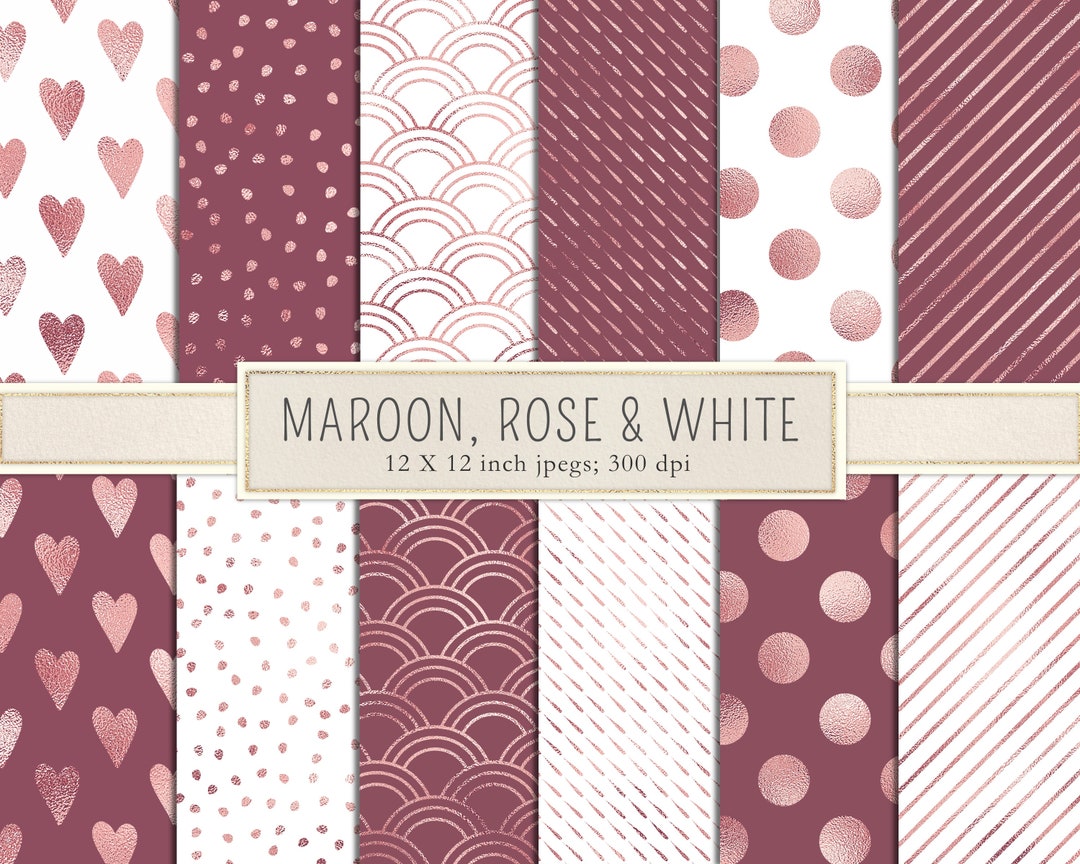 Pink Digital Paper, Sale, Pink Foil, Rose Foil, Patterns, Digital Paper ...