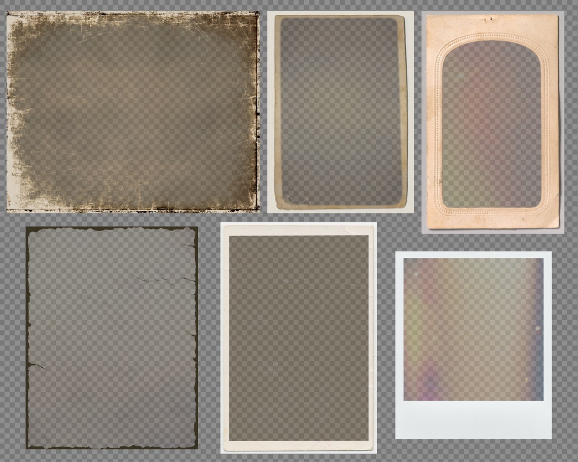 Vintage Photo Overlays Vintage Film Scratched Torn | Etsy