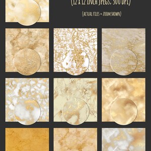 Gold Textures Bundle, Gold Digital Paper, Gold Textures, Gold Foil ...