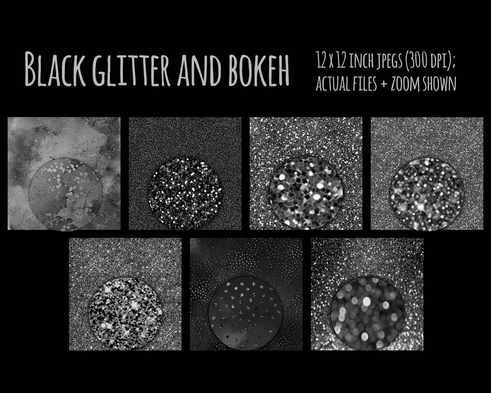 Black Digital Paper Textures Black Black Backgrounds Black | Etsy