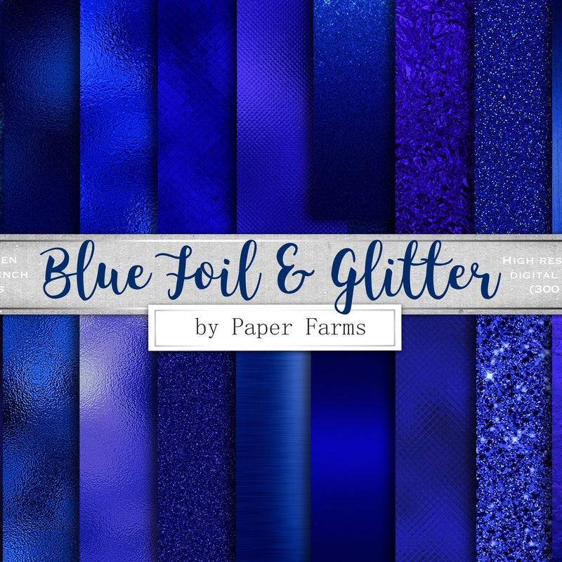 Royal Blue Paper - Etsy