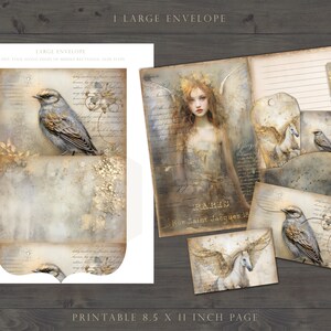 Printable Junk Journal Kit, Fairytale Junk Journal Kit, Celestial ...