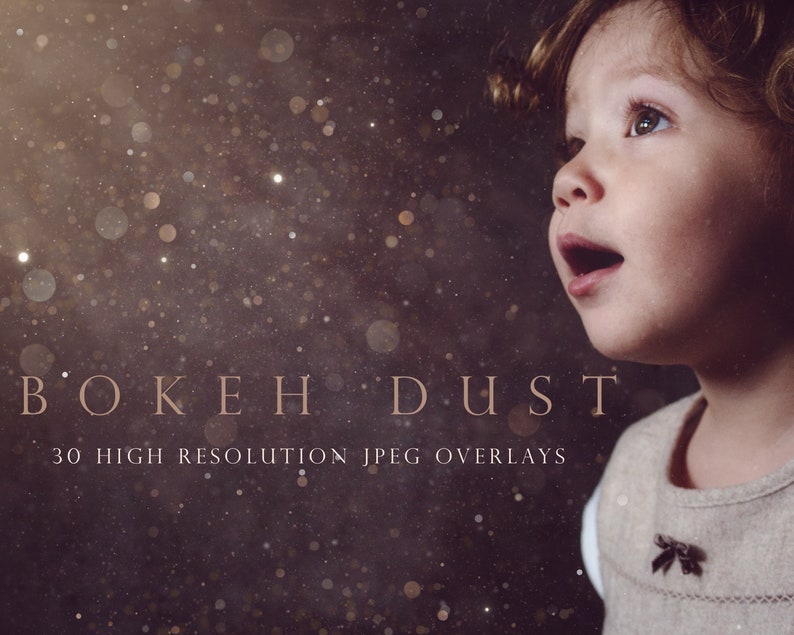 Bokeh dust overlay glitter dust floating dust falling dust | Etsy