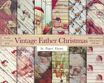 Gold Christmas Textures Digital Papers Snowflakes Stars and - Etsy