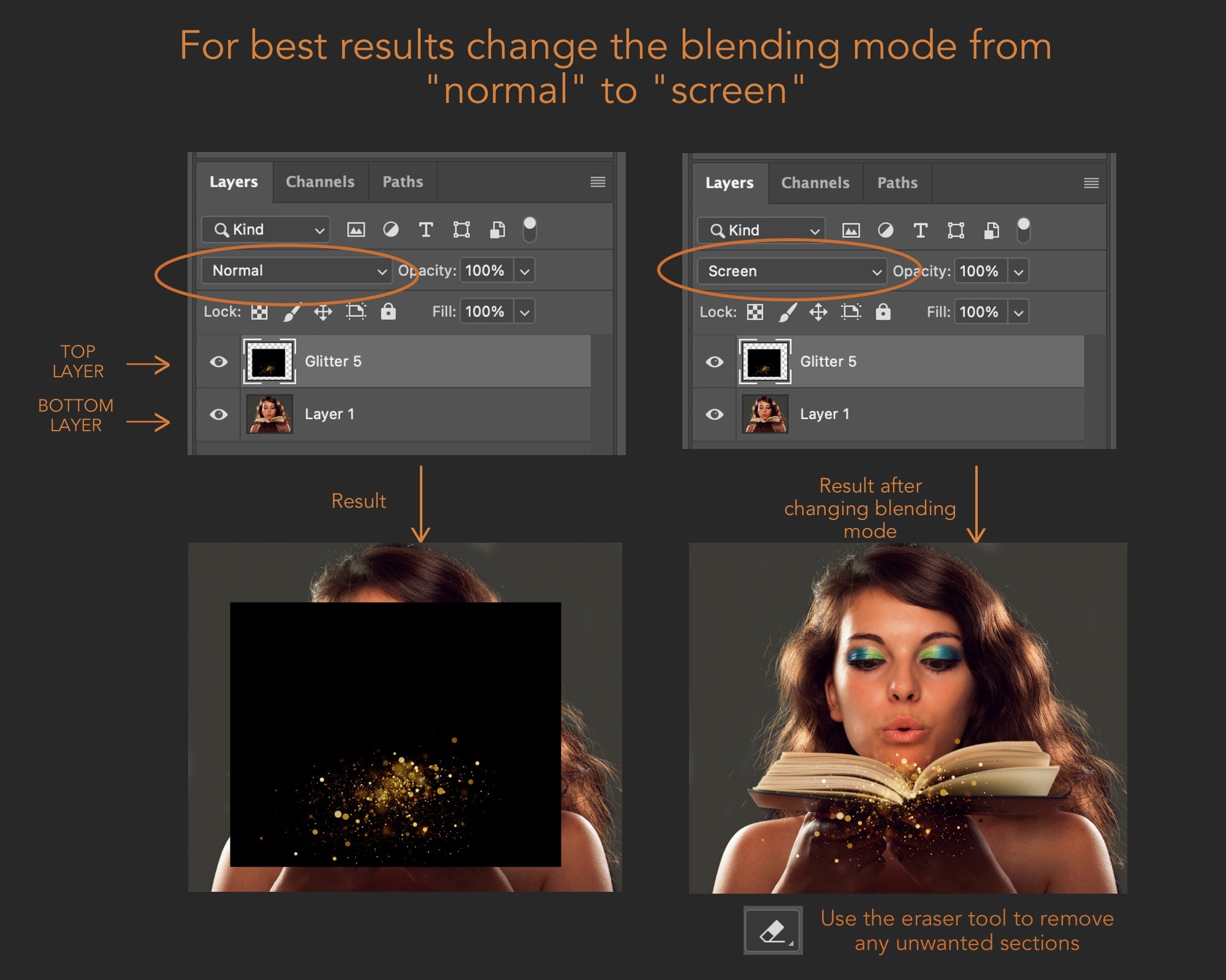 Blowing Glitter Dust Overlay Overlays Photoshop Overlays - Etsy