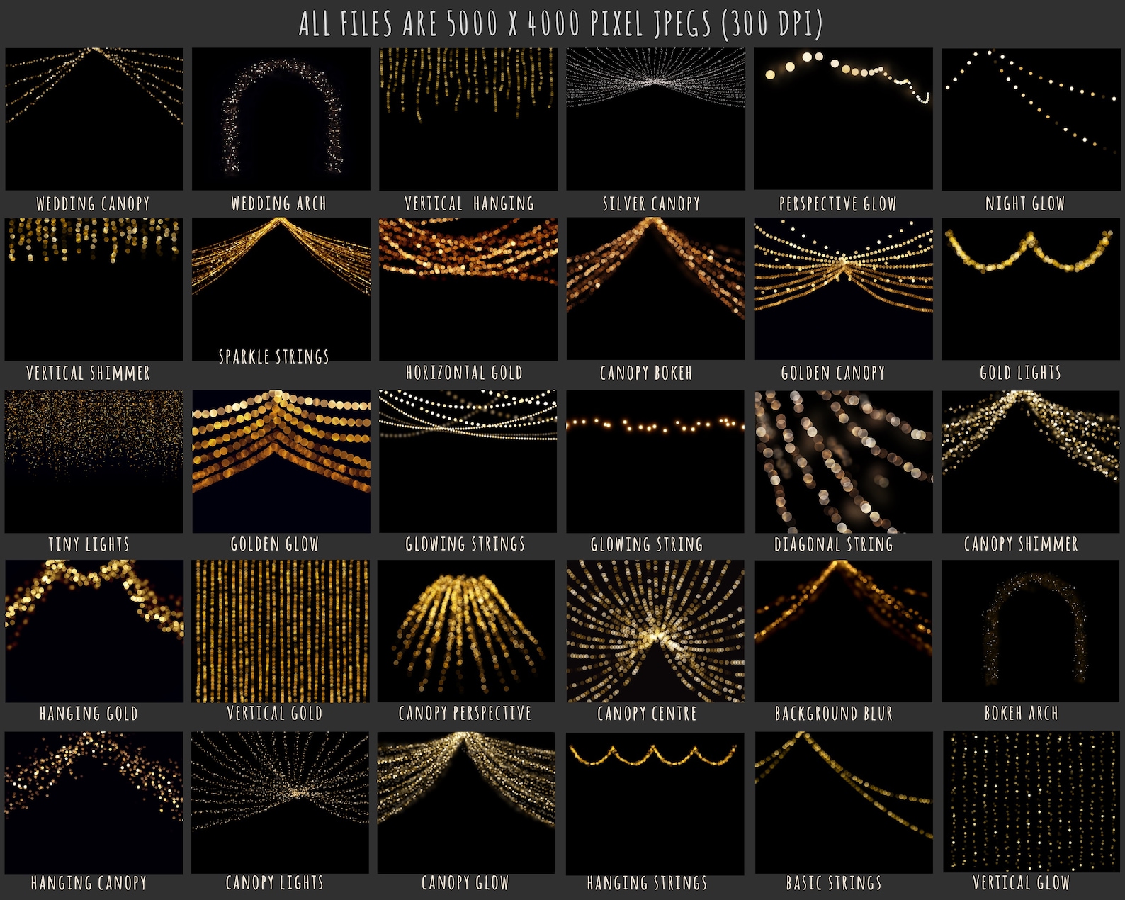 Hanging Light Bokeh String Light Bokeh Fairy Light Bokeh - Etsy