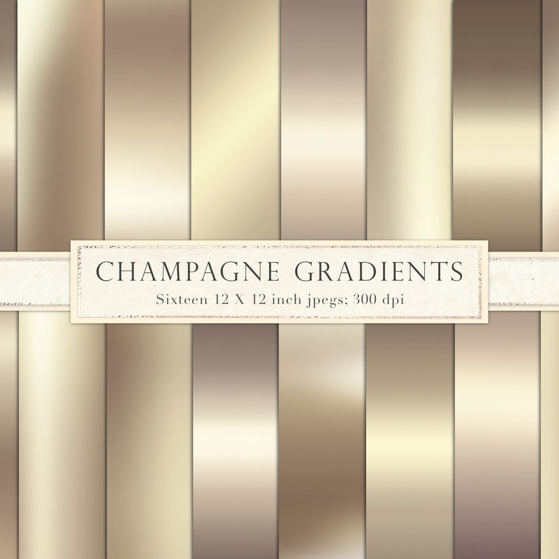 Champagne Metallic - Etsy