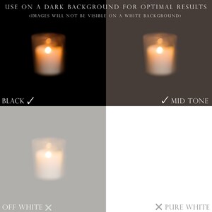 Candlelight Bokeh Overlays, Christmas Overlays, Bokeh Overlays, Candle ...