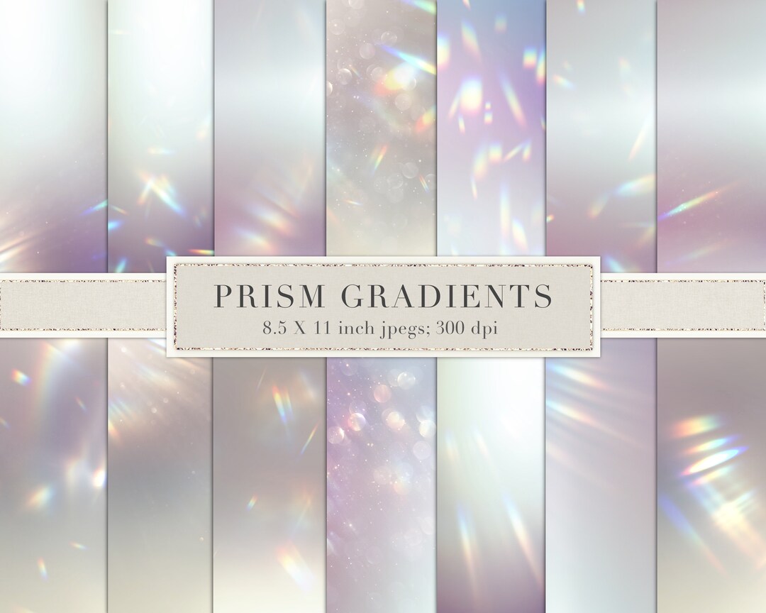 Prism Gradient Background, Rainbow, Crystal Light, Prism, Ombre ...