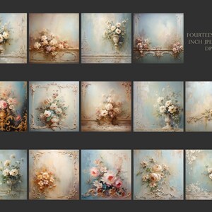 Shabby French Digital Paper, Rococo Digital Paper, Renaissance Digital ...