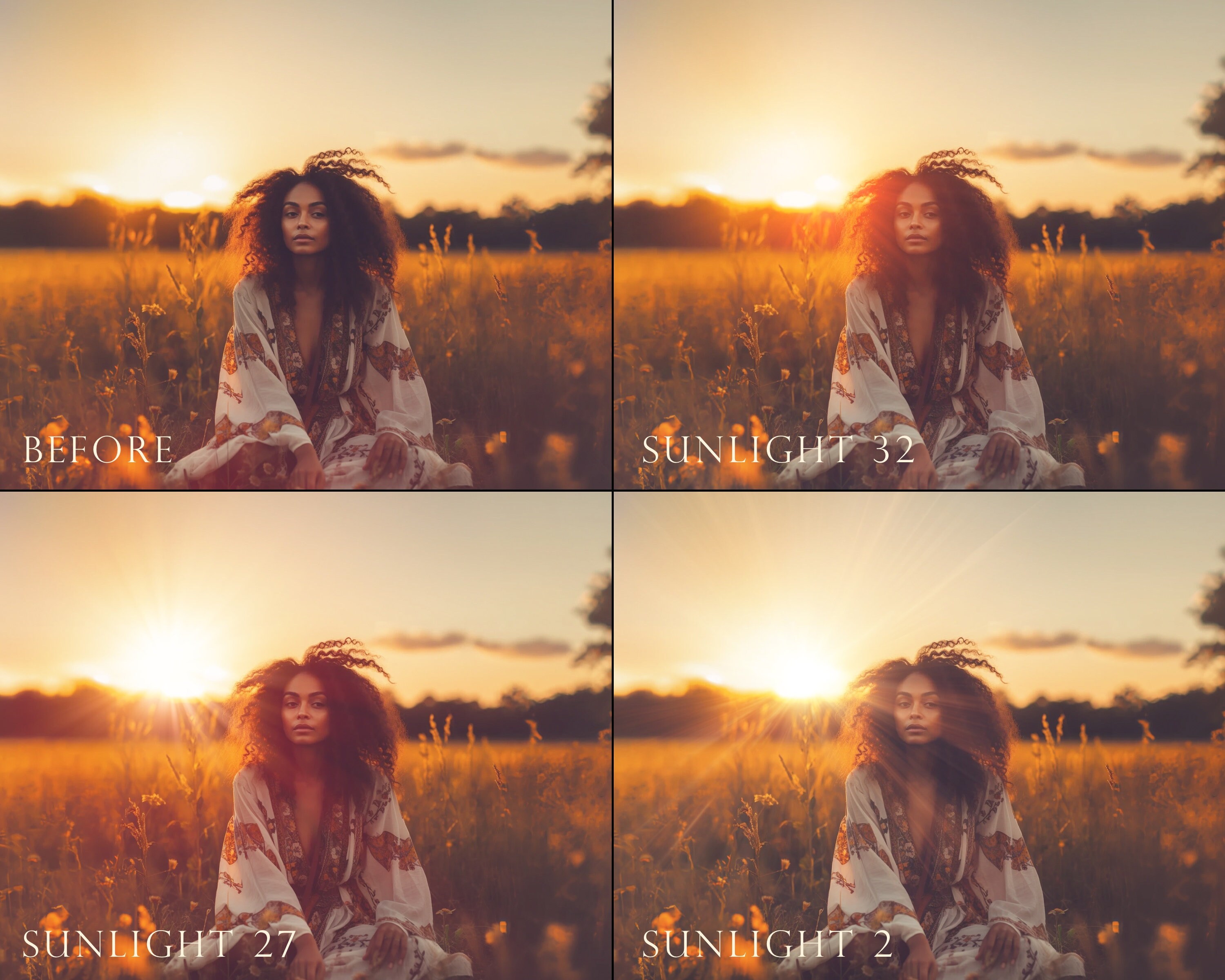 Sunlight Overlays, Natural Sunlight, Realistic Sunlight, Subtle ...