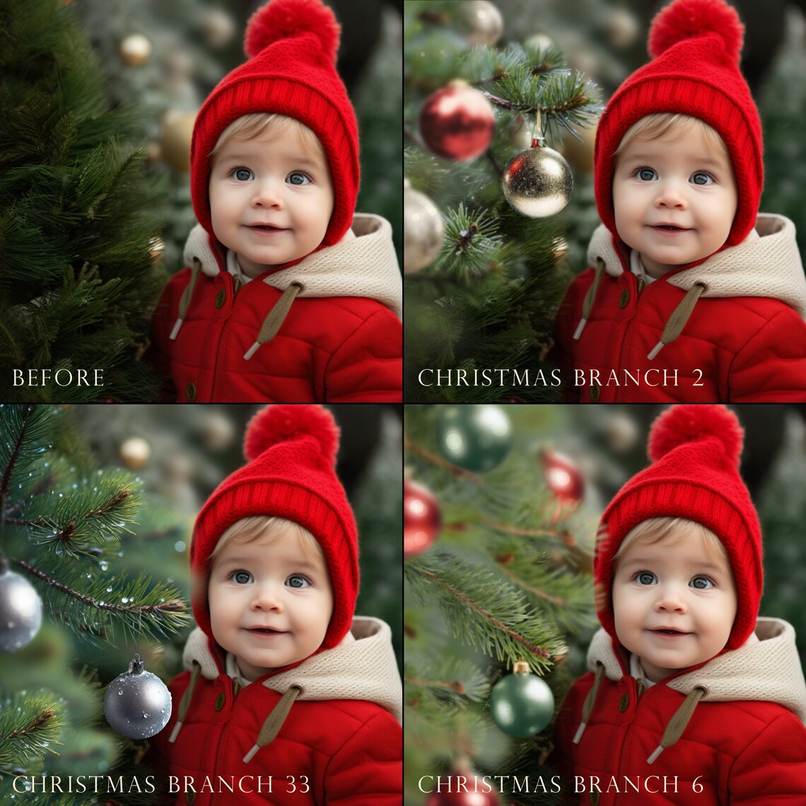 Christmas Tree Overlays, Christmas Branch Overlays, Christmas Tree Png ...