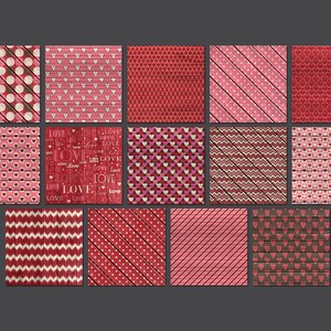 Rustic Valentine, Digital Paper, Scrapbook Paper, Wood, Valentines Day ...