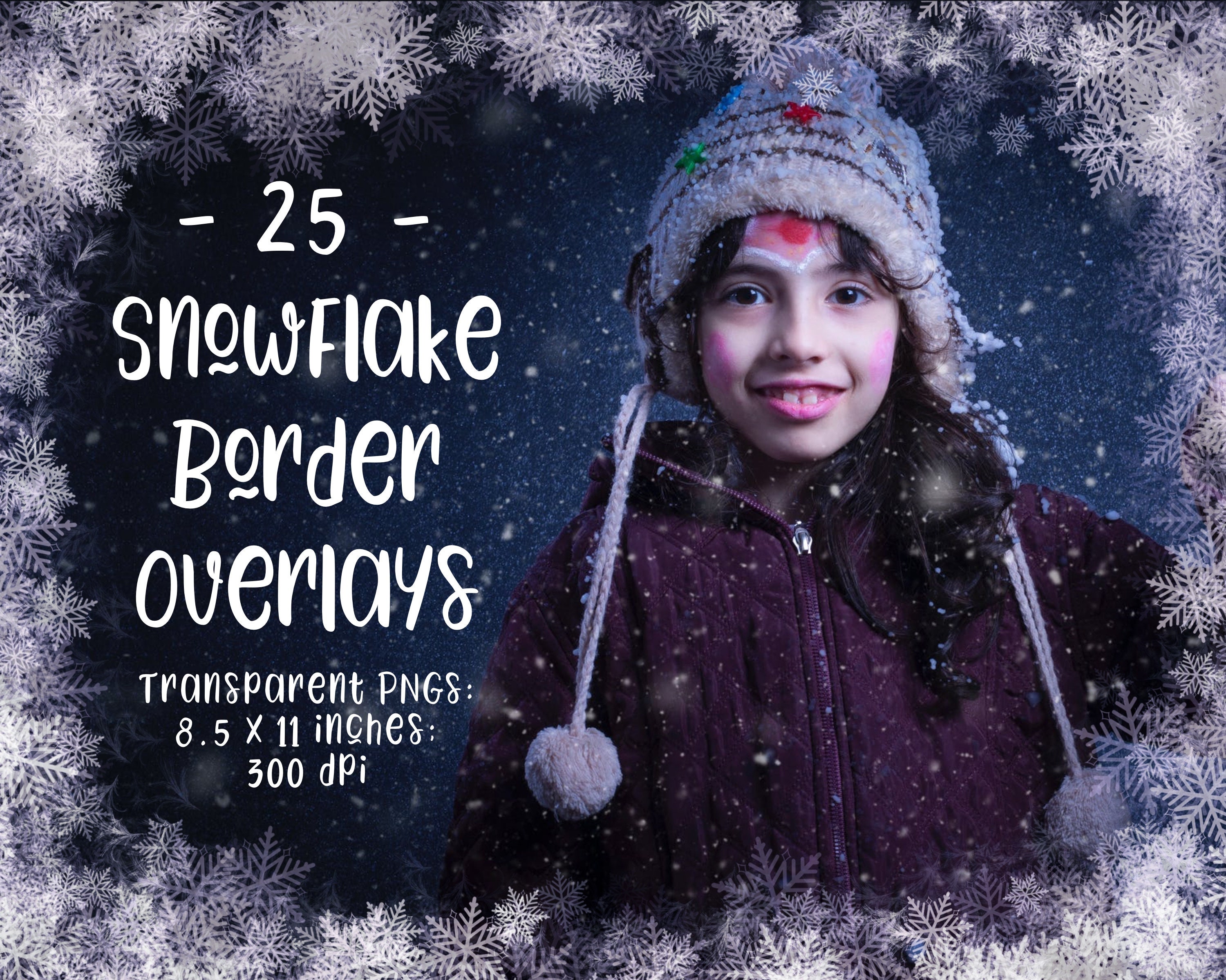 People In Snow Clipart Borders