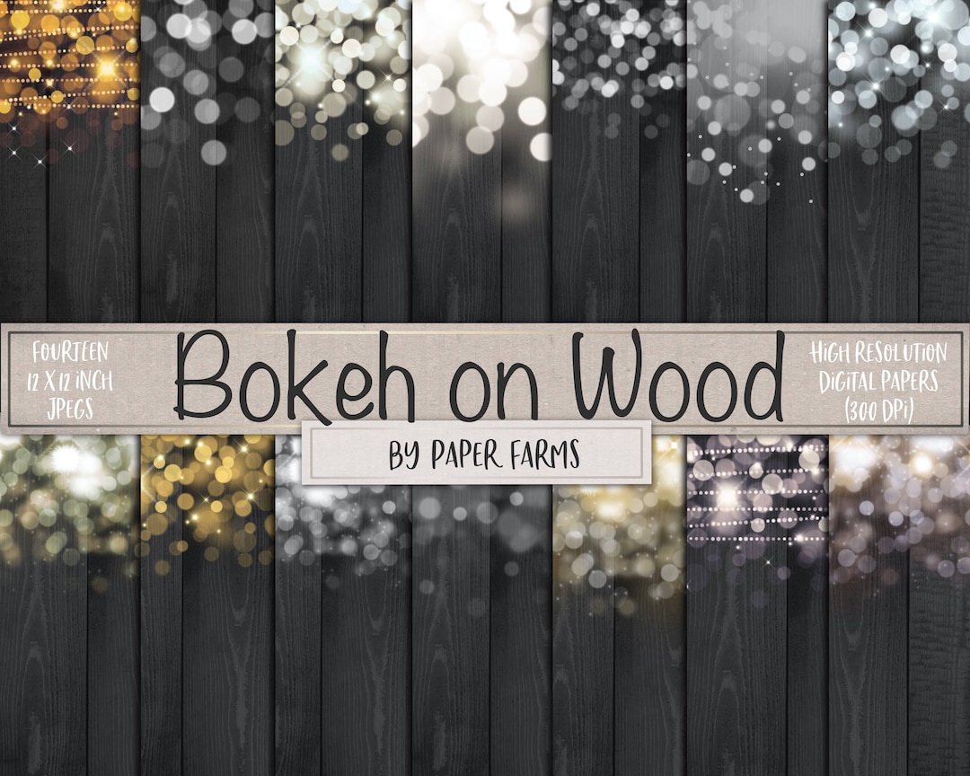 Bokeh Digital Paper, Bokeh Scrapbook Paper, Bokeh Backgrounds ...