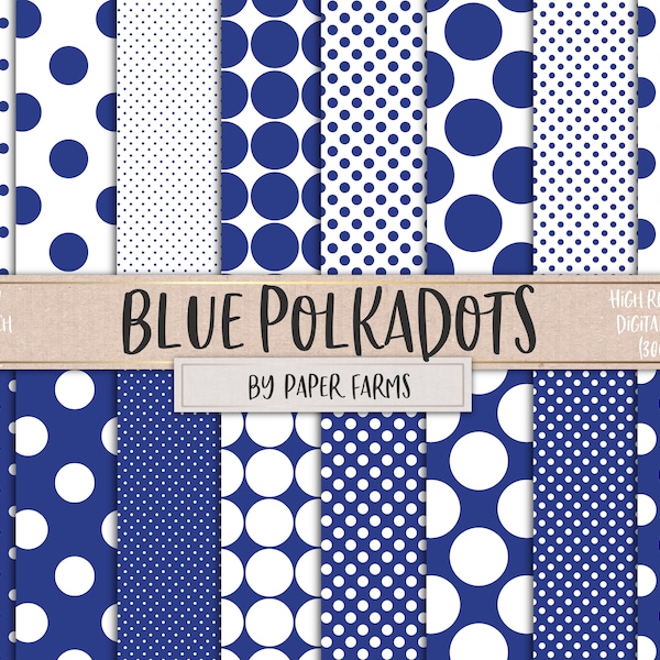 Polka Dot Paper - Etsy