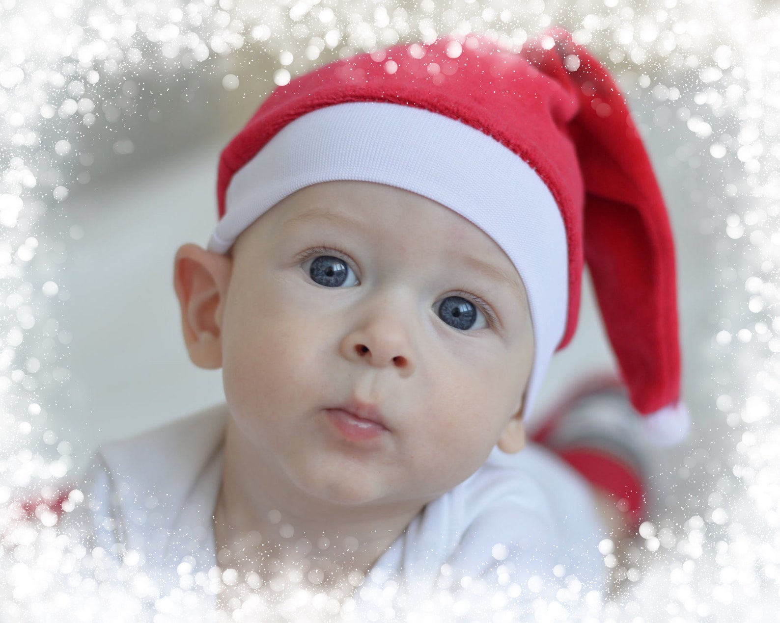 Snow Digital Border Christmas Overlays Snow Frame Border | Etsy