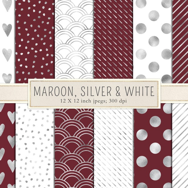 Maroon Paper - Etsy
