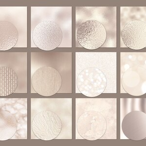 Pearl Digital Paper, Ivory Digital Paper, Wedding, Backgrounds, Ivory ...