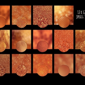 Copper Foil, Copper Textures, Metallic, Glass, Glassy, Copper, Orange ...