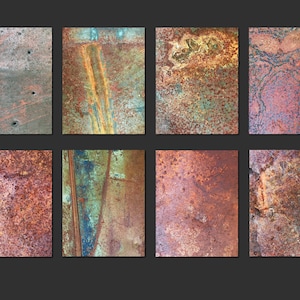 Rust Digital Paper, Rust Scrapbook Paper, Printable, Rust, Textures ...