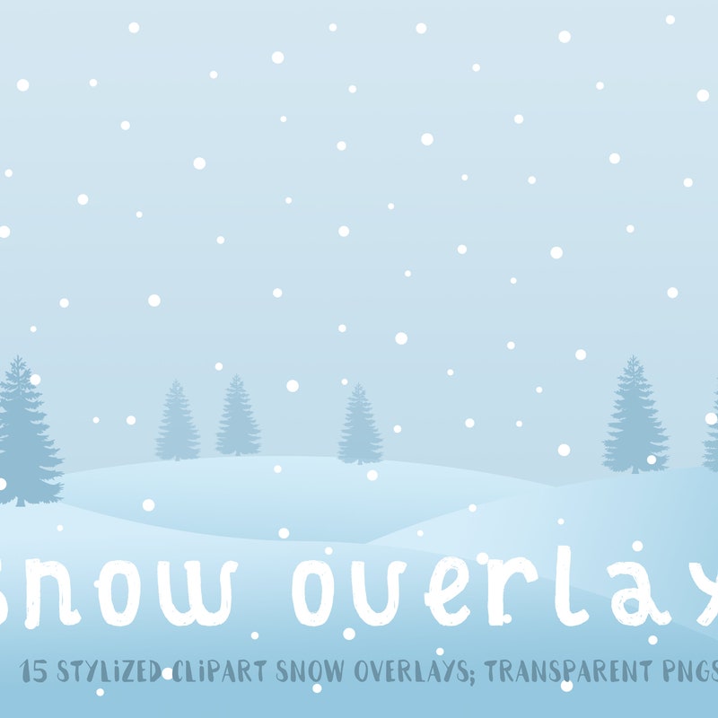 Falling Snow Svg - Etsy
