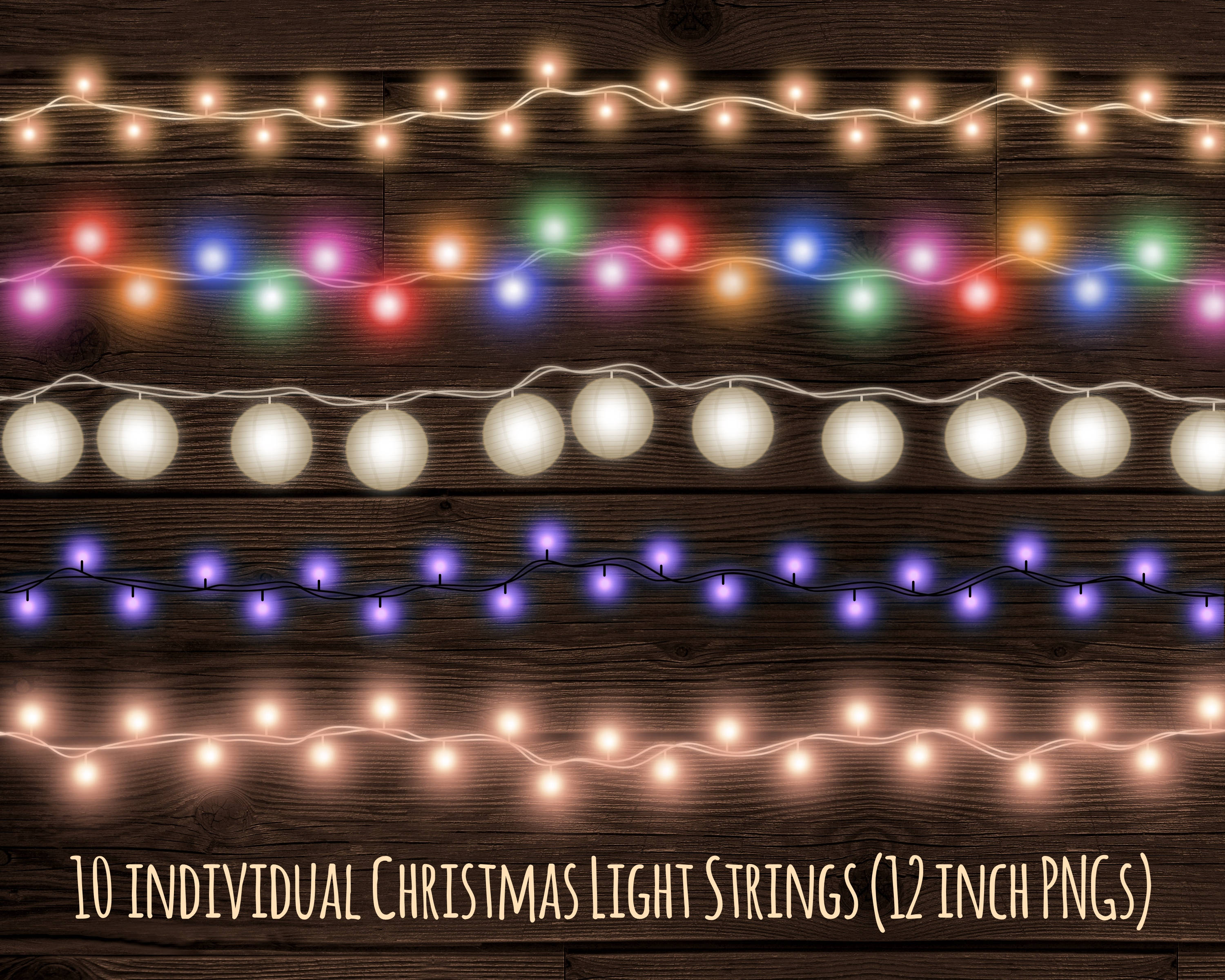 String Lights, Overlays, Clipart, Christmas, Fairy Lights, Patio Lights ...