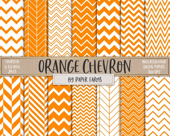 Orange Chevron Backgrounds