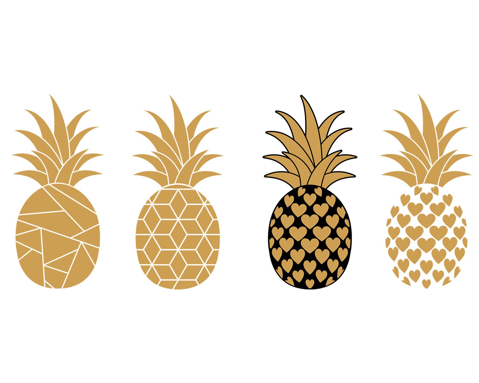 Pineapple SVG Pineapple Sunglasses SVG Pineapple Clipart - Etsy