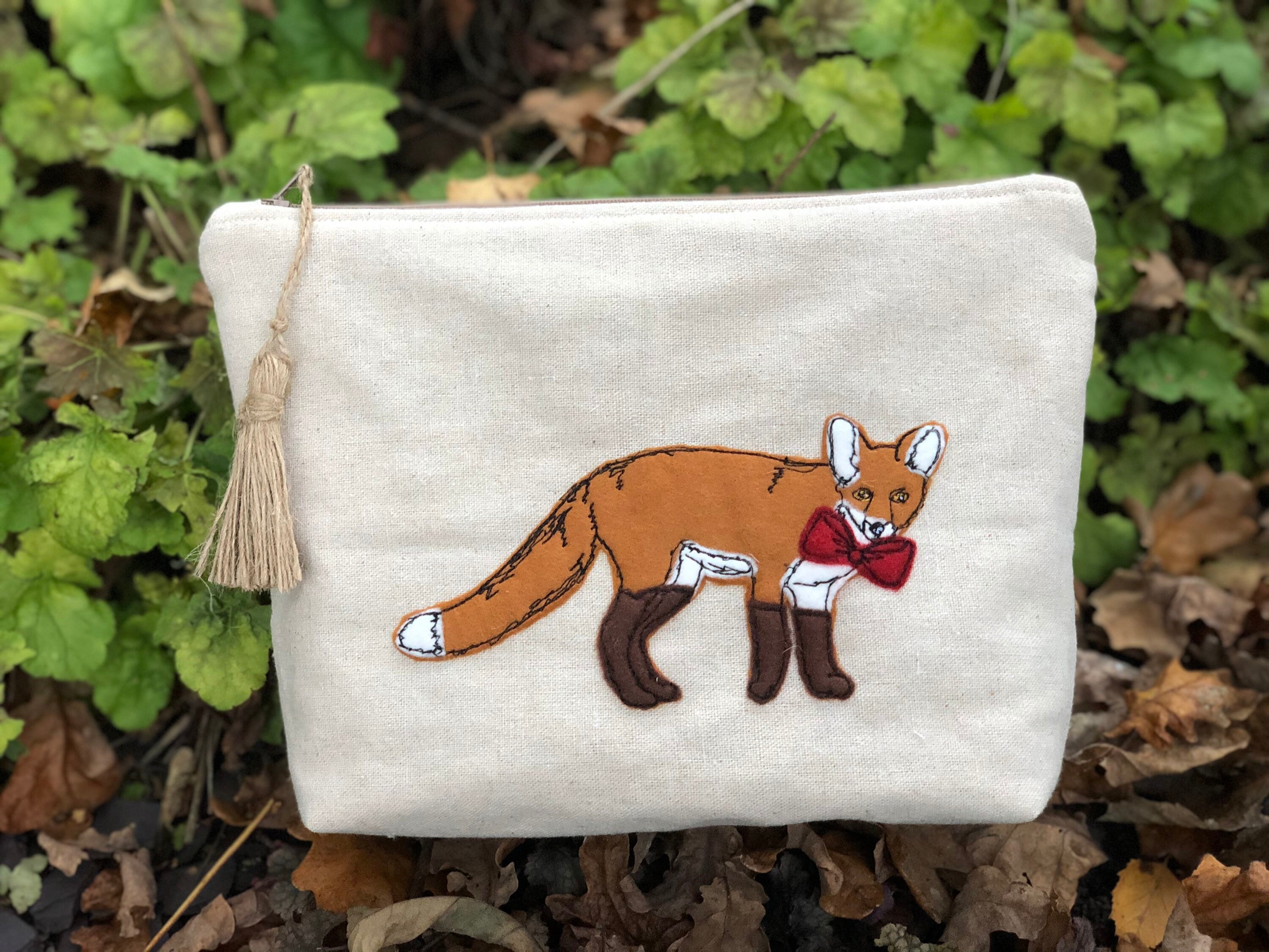 Fox Bag, Make up Bag, Cosmetic Case, Organiser, Toiletries Bag, Wash ...