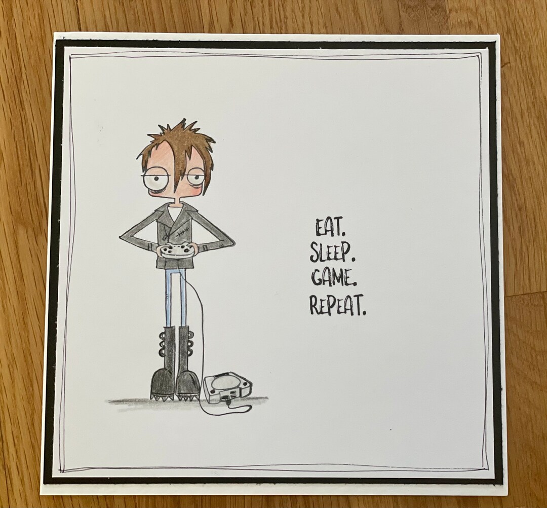 Boy Birthday Card, Teenage Birthday Card, Gaming Birthday Card, Teenage ...