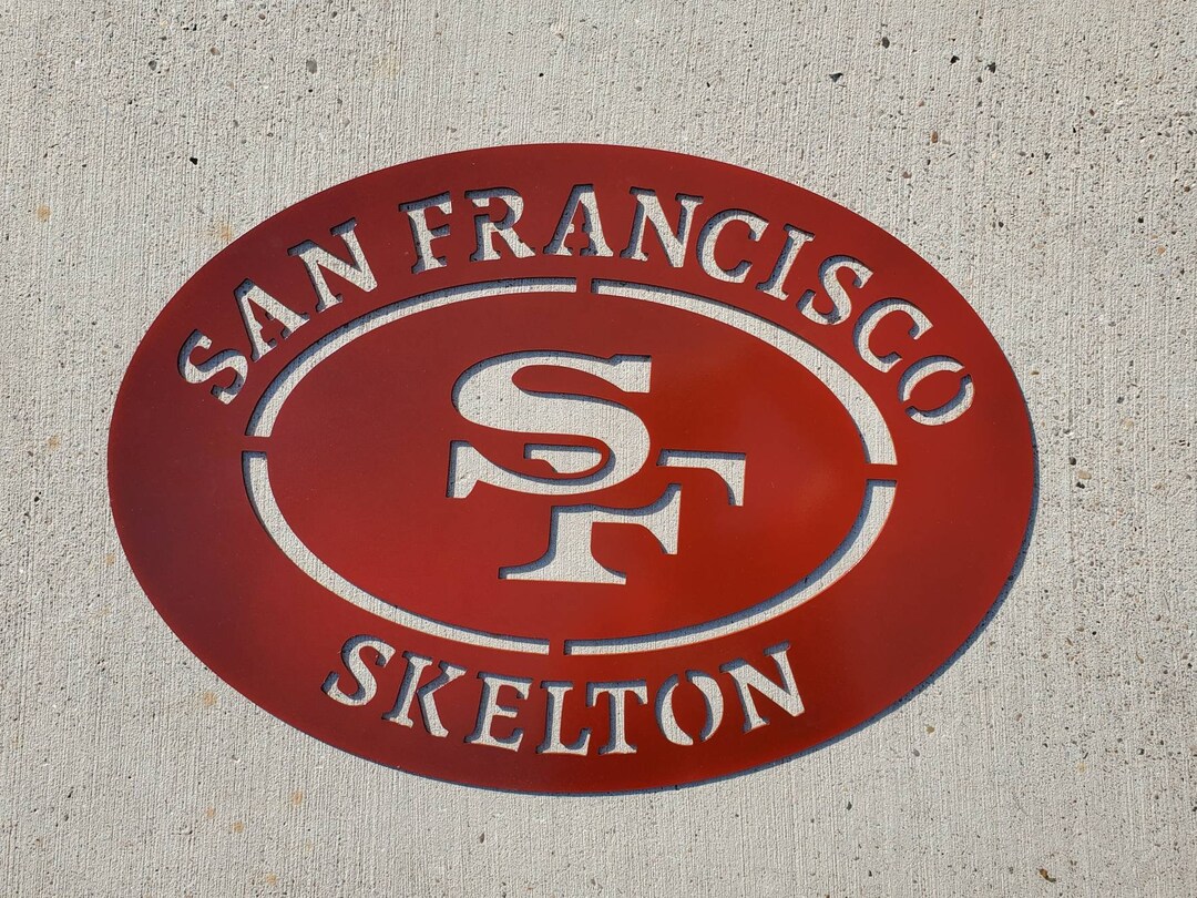 POWDER COATED San Francisco 49er Custom Sign - Etsy