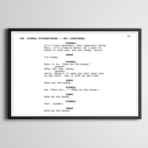 Show Me the Money Poster - Etsy