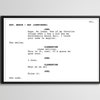 The Breakfast Club Screenplay POSTER up to 24 X 36 Minimal Film Script ...
