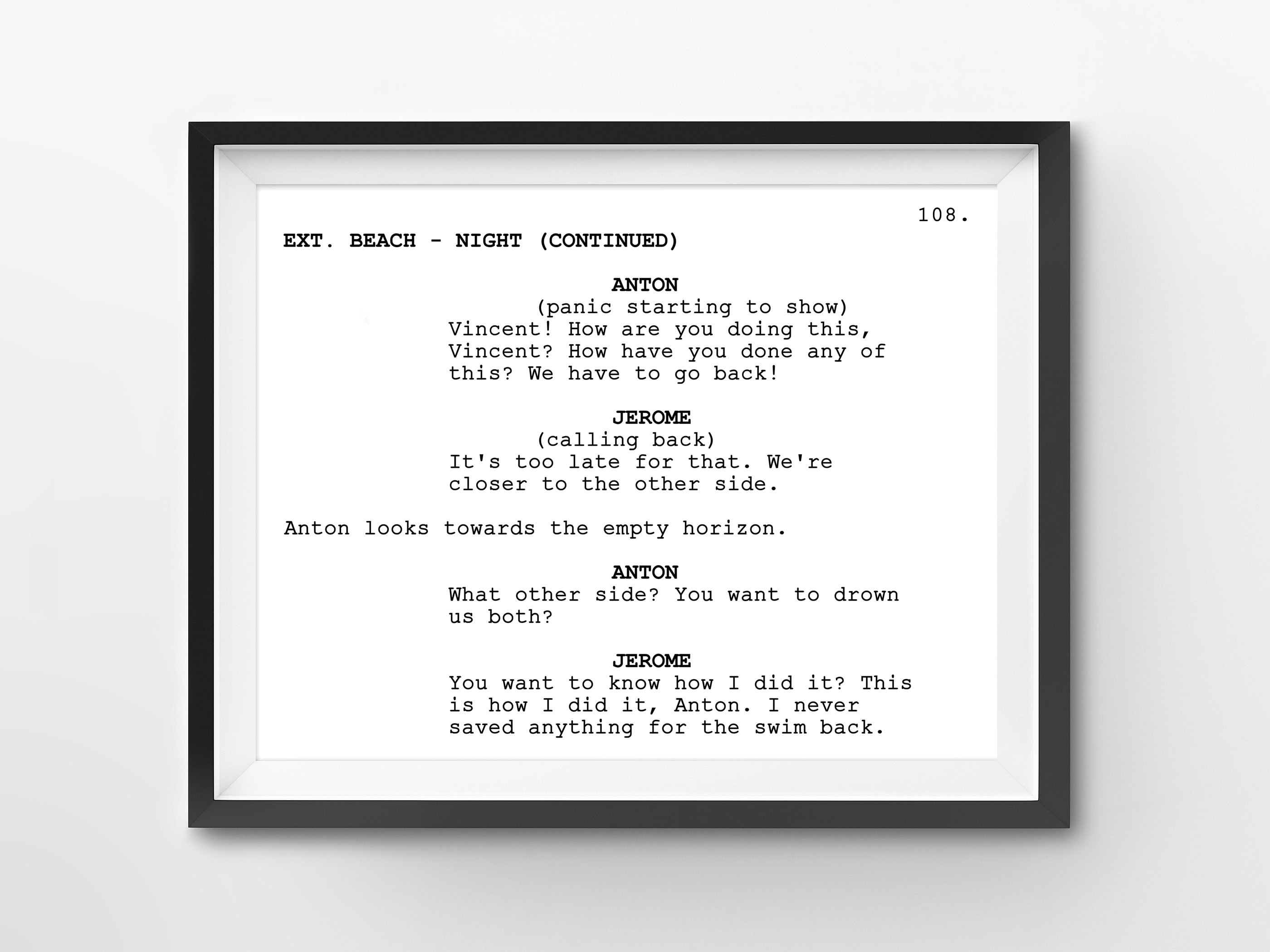 Scene From Gattaca (8"x10" Digital Download) - High Resolution - Print ...