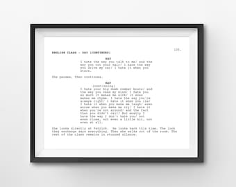 Dead Poets Society Screenplay Movie Poster up to 24 X - Etsy