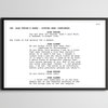 The Breakfast Club Screenplay POSTER up to 24 X 36 Minimal Film Script ...