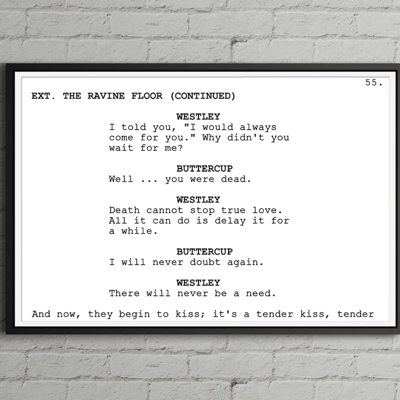 Princess Bride Print - Etsy