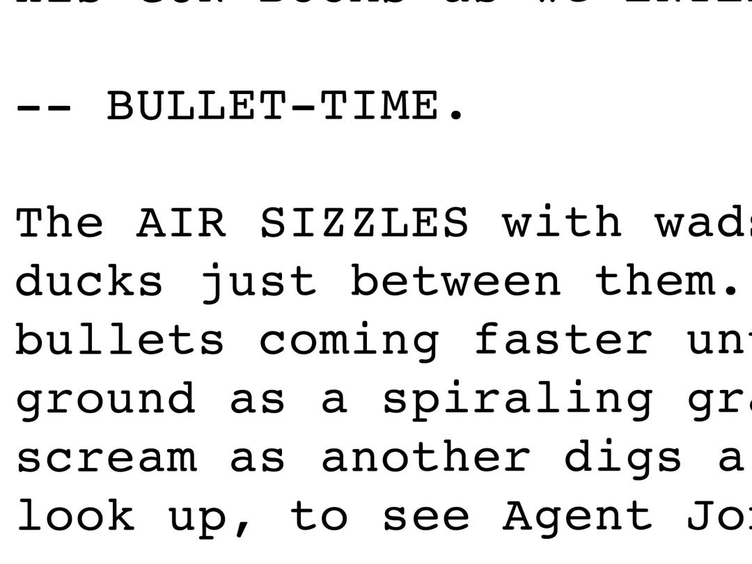 The Matrix Bullet Time Scene Script Art Print (digital Download) - Etsy